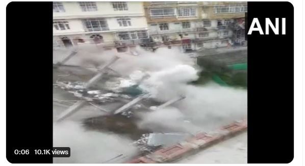 Video: 4-Storey Building Collapses in Himachal Pradesh