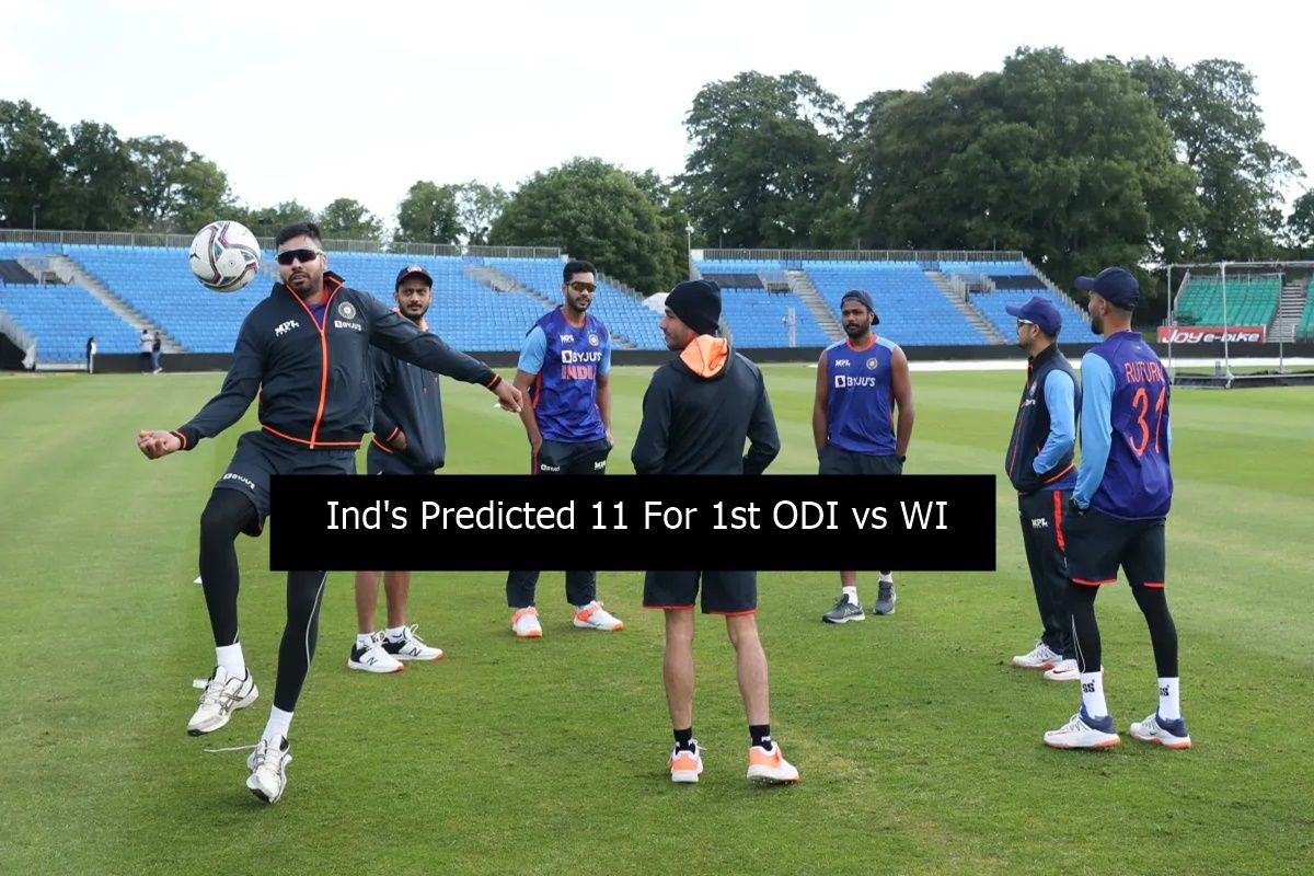 Indias Predicted Playing 11 For 1st ODI vs West Indies: Ishan Kishan or ...