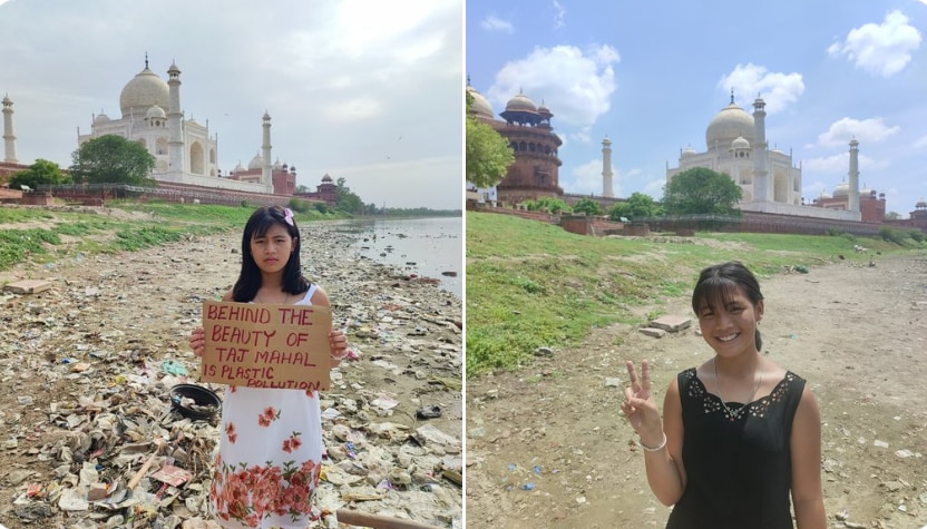 10-Yr-Old Climate Activist Shares Before And After Pics Of Trash ...