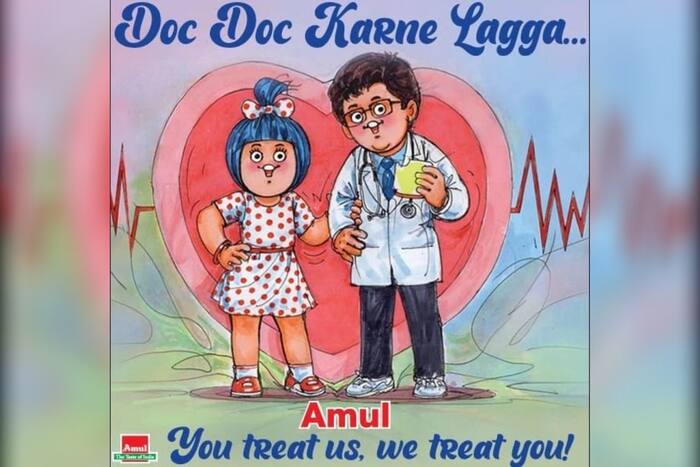 National Doctors Day: Amul Pays Tribute to Healthcare Workers With Cute ...