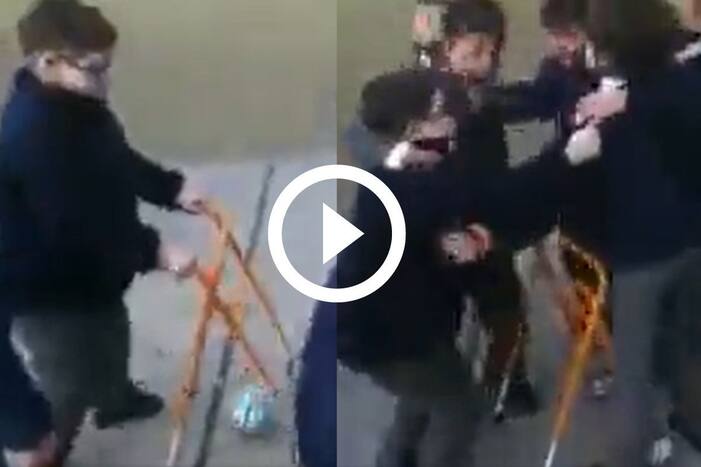 Viral Video: Boy With Broken Leg Plays Football, His Friends Scream ...