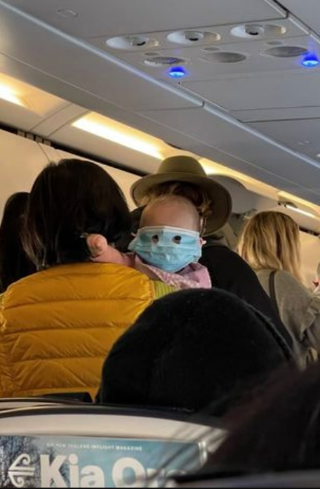 Adorable Baby Wears a Huge Mask Covering Her Entire Face, Viral Pic ...