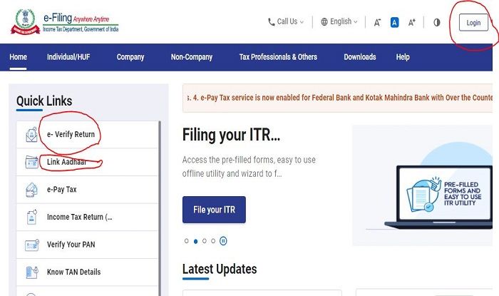 यहां समझें ITR Login का Username और Password बदलने का तरीका | Pics