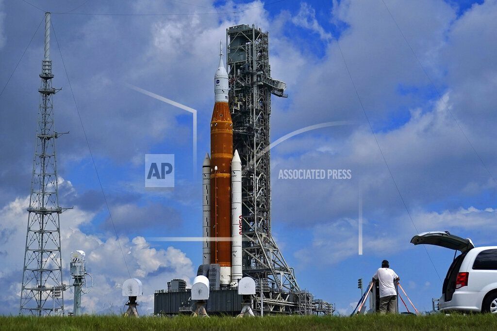 NASA s Moon Bound Rocket On Track For Launch Despite Hits By Lightening