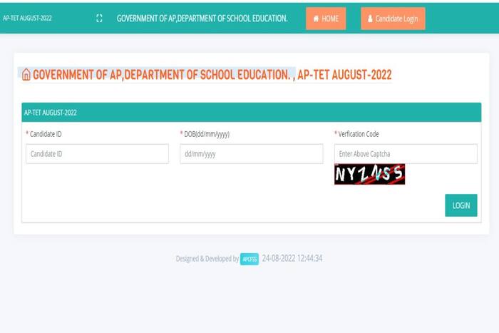 AP TET 2022 Candidate Response Sheet Released at aptet.apcfss.in| Here