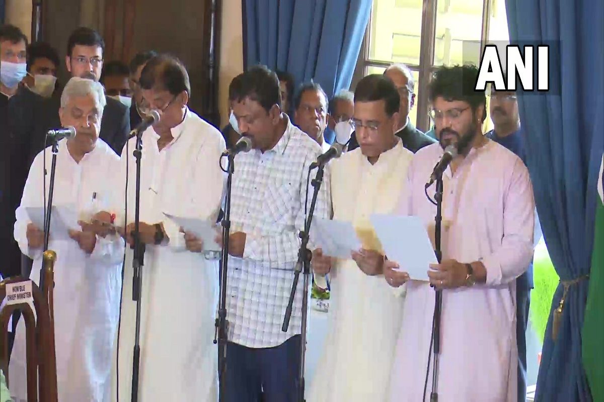 West Bengal Cabinet Reshuffle Babul Supriyo And 8 Other TMC Leaders Sworn-in As Ministers | FULL ...