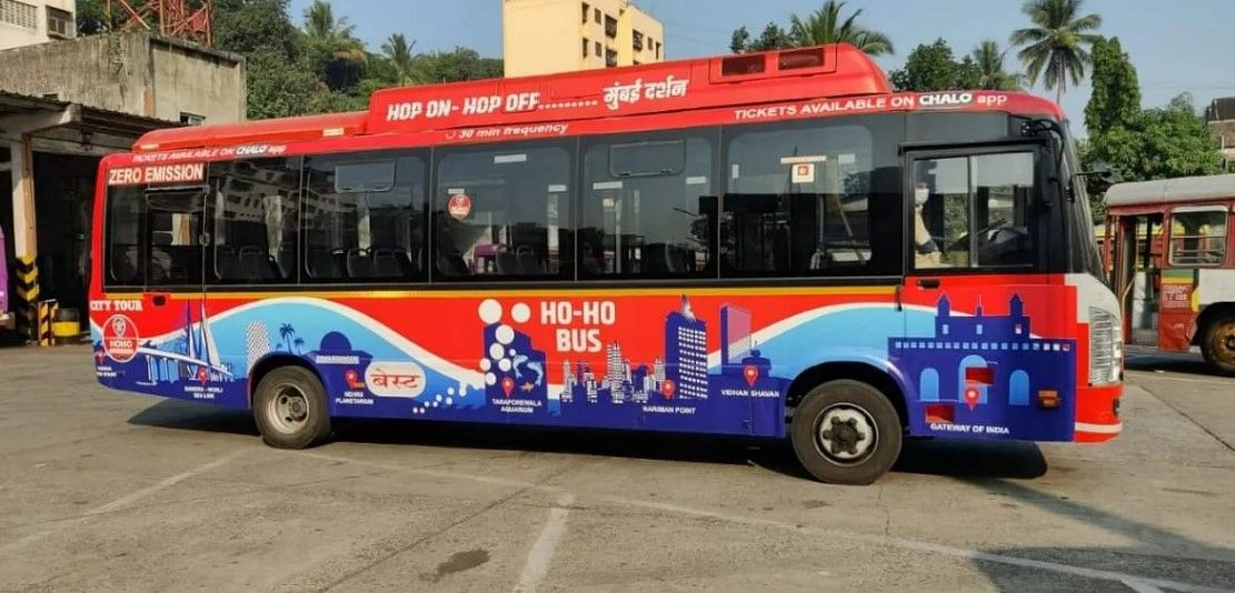 Mumbai BEST Launches Ho-Ho AC Bus Service for Tourists
