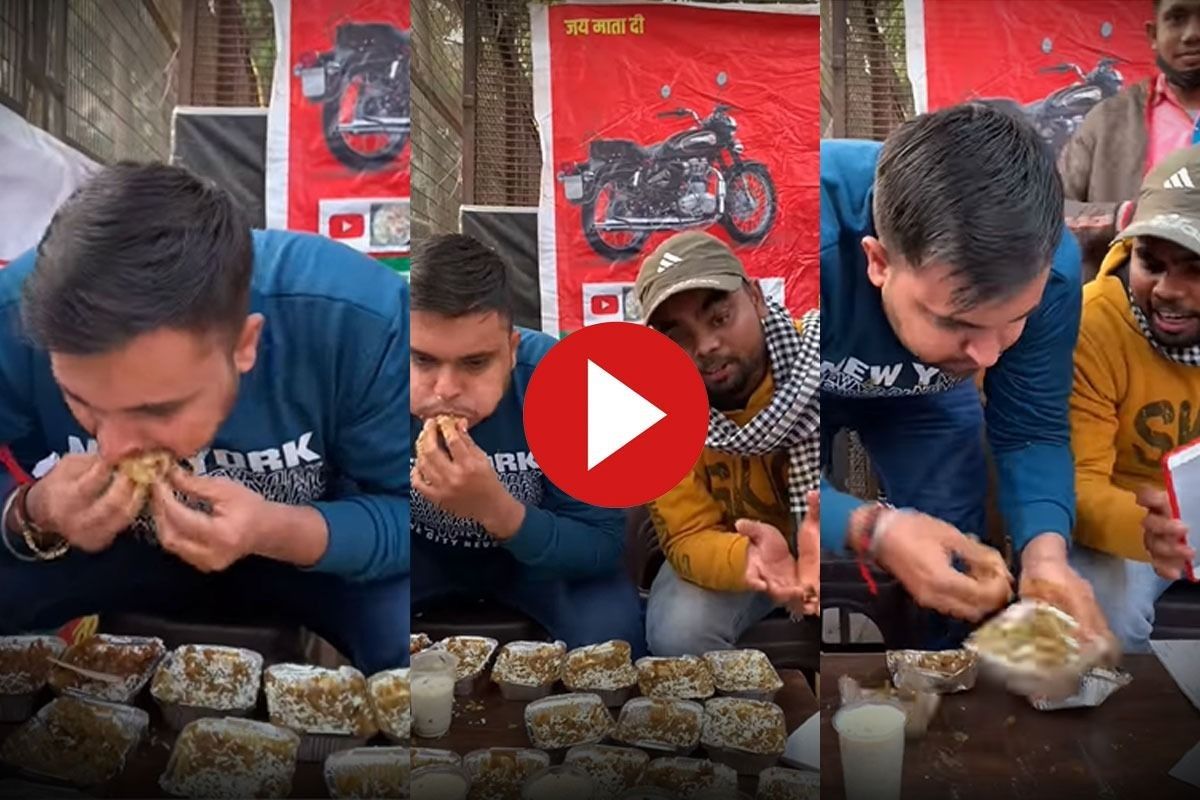 Man Eats 21 Plates Of Chole Kulche In 30 Minutes, Wins Bullet Bike ...