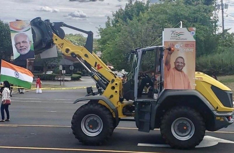 Video: ‘Baba Bulldozer’ Featuring Posters of PM Modi, CM Yogi Spotted ...