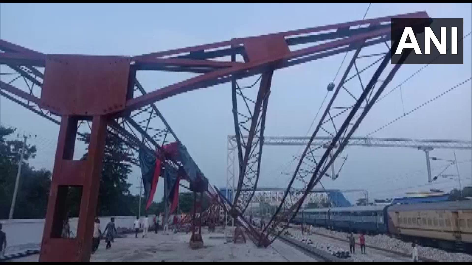 Assam Under Construction Roof Collapses At Bongaigaon Railway Station 8 ...