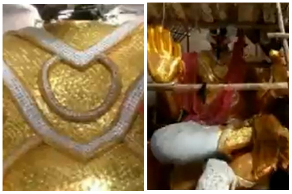 Swarna Ganesh: 18-Feet-Tall Gold Idol of Lord Ganesha Being Made in UPs ...