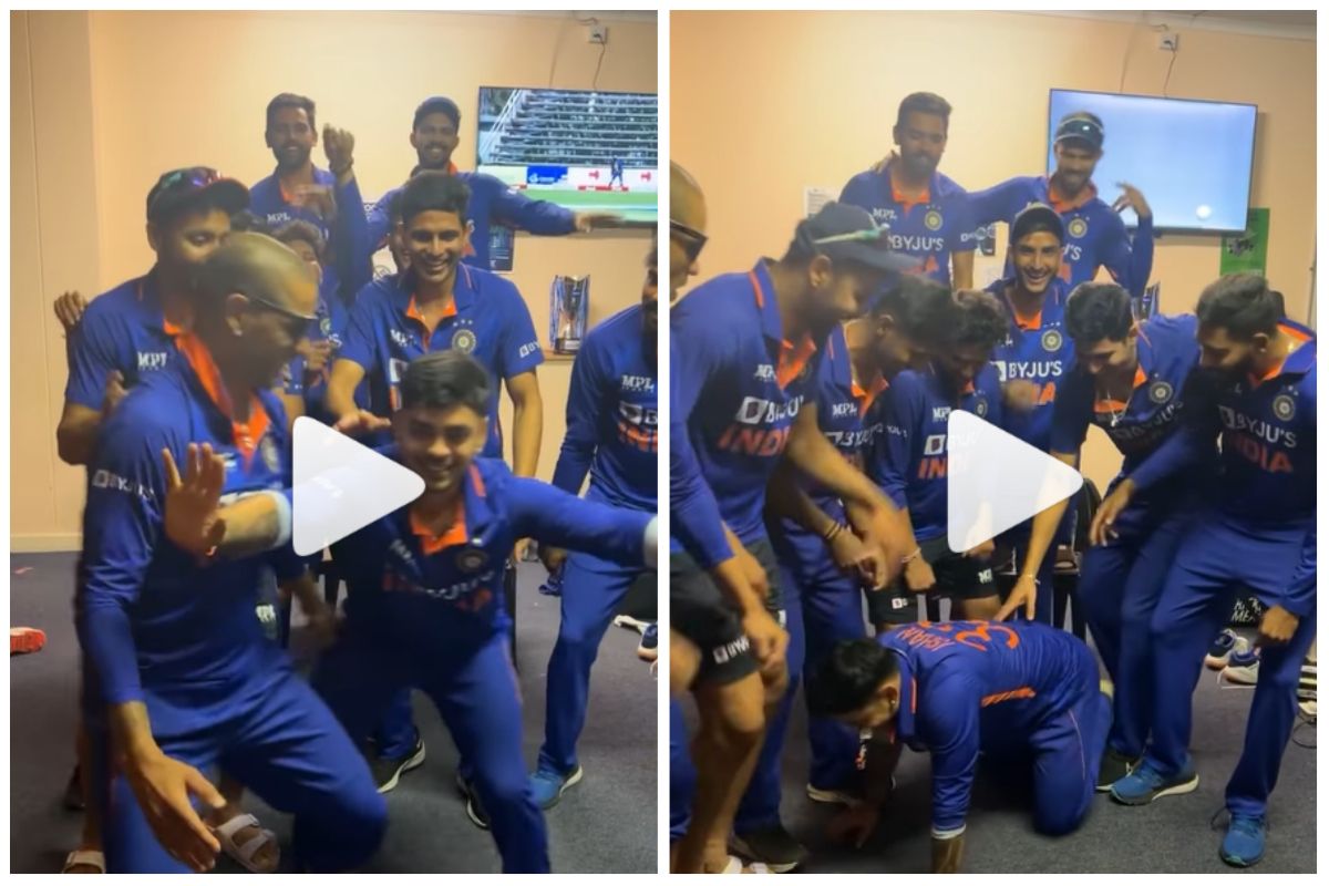 Viral Video: Indian Cricket Team Dances to Kala Chashma While ...