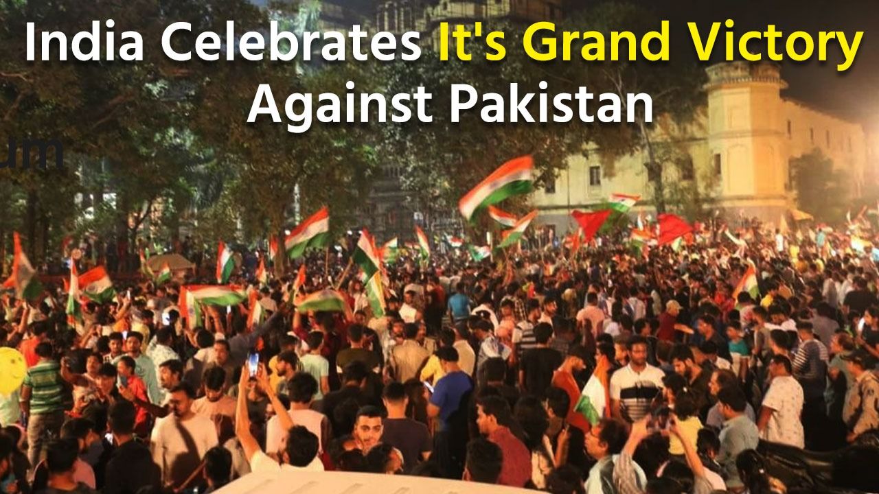IND Vs PAK 2022: India Celebrates The Grand Victory Against Pakistan In ...