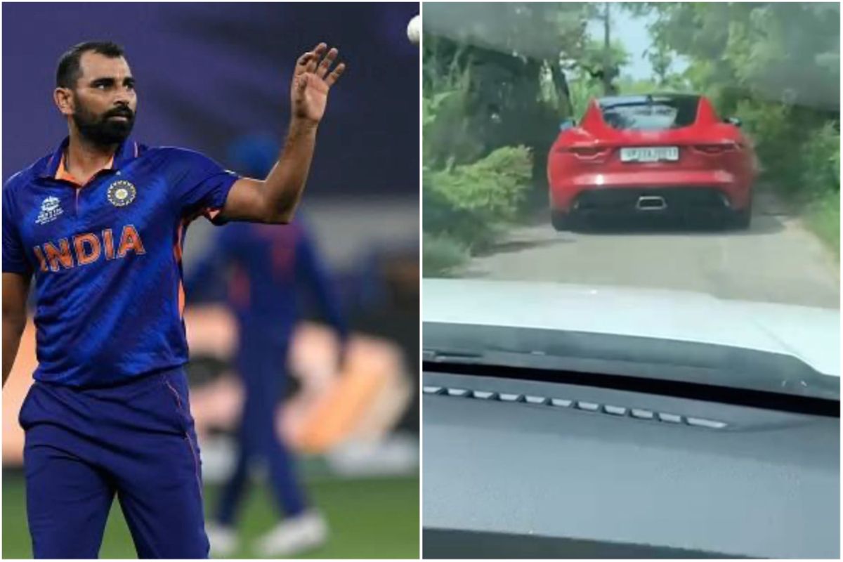 मोहम्मद शमी ने खरीदी जैगुआर स्पोर्ट्स कार, सड़कों पर दौड़ाते नज़र आए ...