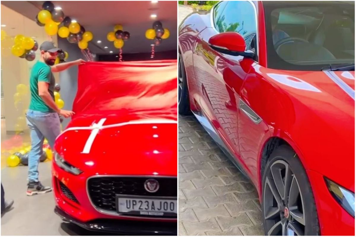 मोहम्मद शमी ने खरीदी जैगुआर स्पोर्ट्स कार, सड़कों पर दौड़ाते नज़र आए ...