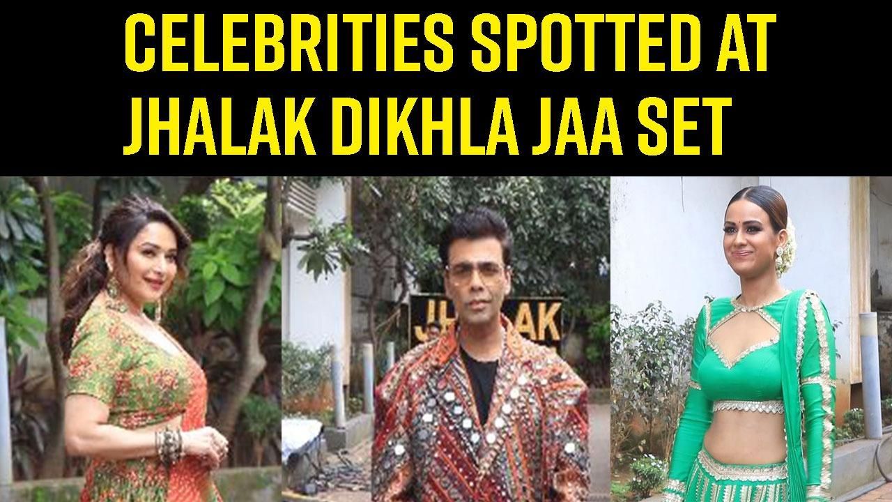 Madhuri Dixit To Nia Sharma Looks Drop Dead Gorgeous At The Set Of Jhalak Dikhla Jaa| Watch Video