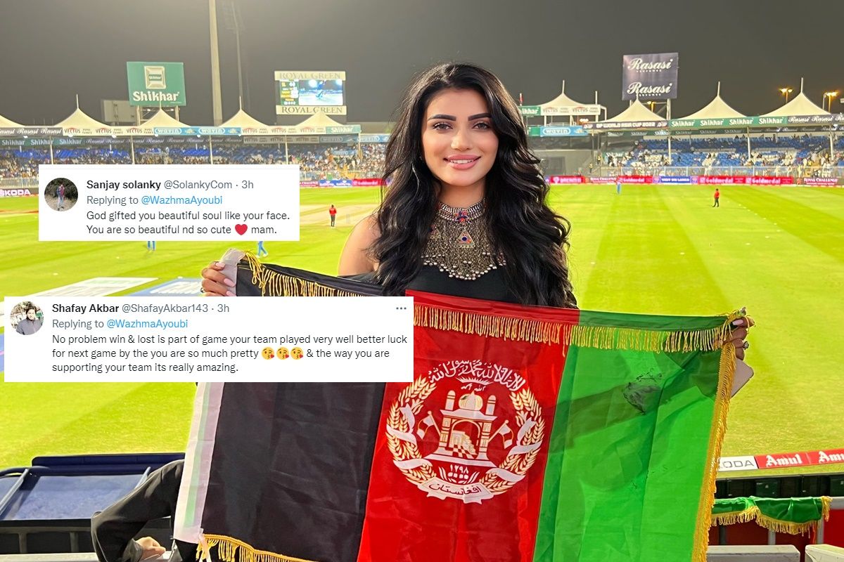 AFG vs SL: Beautiful Afghanistan Fangirl Steals Show at Sharjah During ...