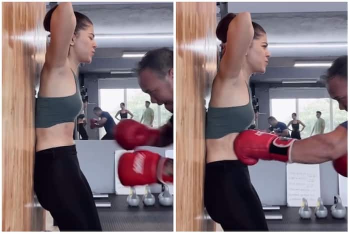 Alaya F Gets Punched In The Stomach During Tough Gym Training Session ...