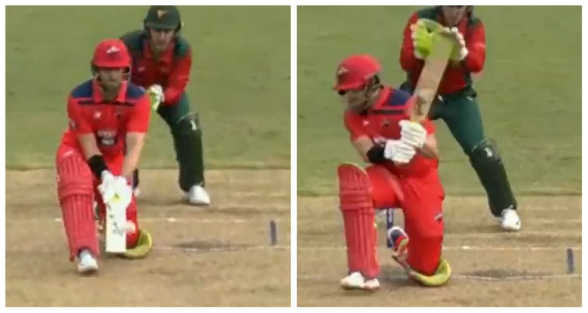 WATCH: Australian Batter Jake Lehmann Pulls off Bizarre Back of the Bat ...