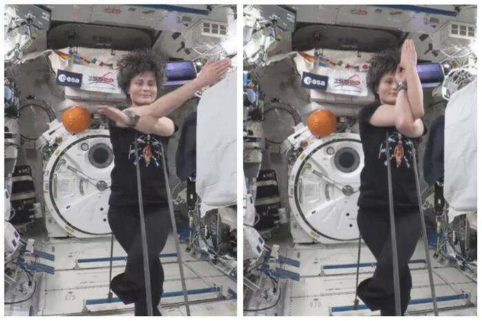 Viral Video: Astronaut Does Yoga in Space & Strikes Garudasana Pose ...