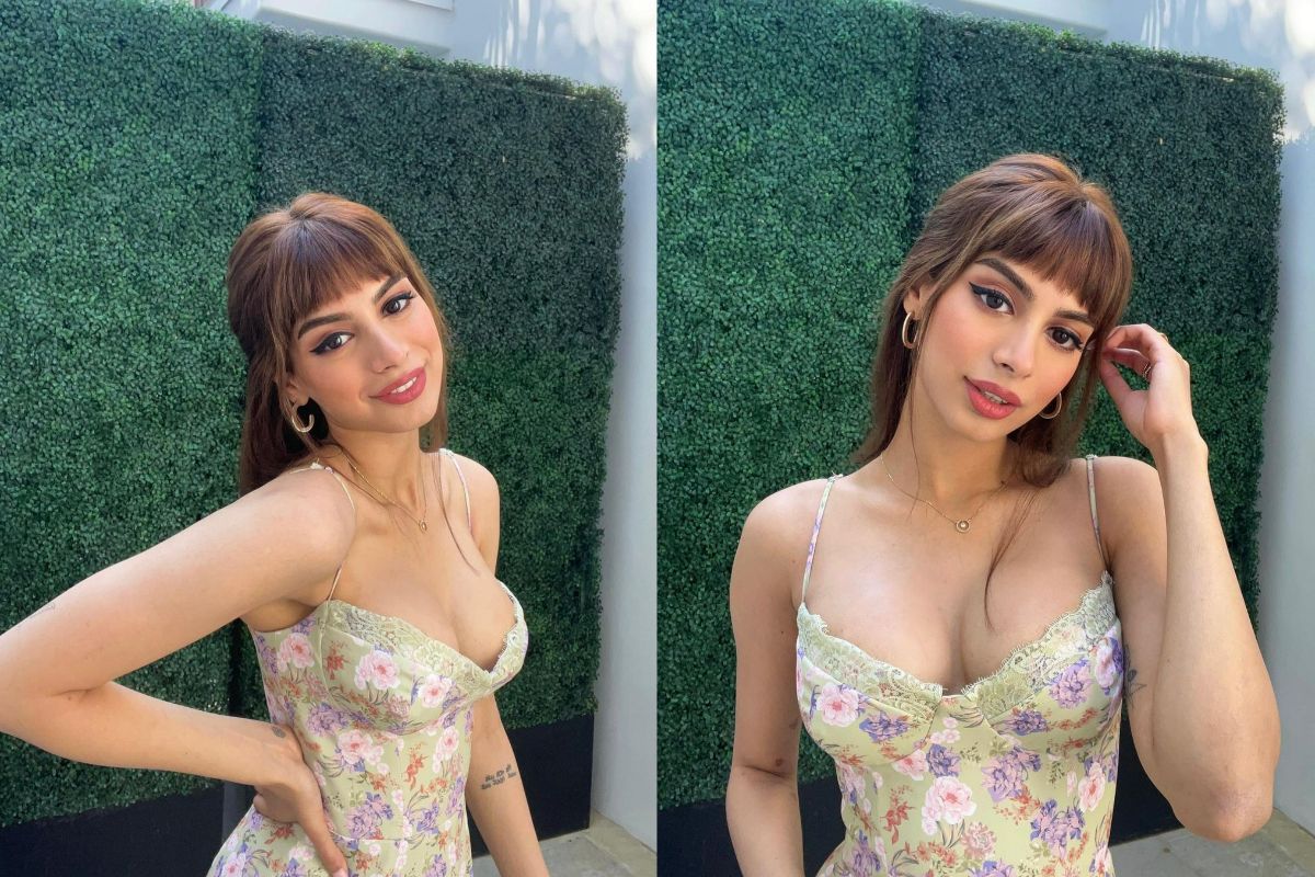 Khushi Kapoor Slays in Hot Floral Dress With Plunging Neckline, Leaves Little to Imagination ...