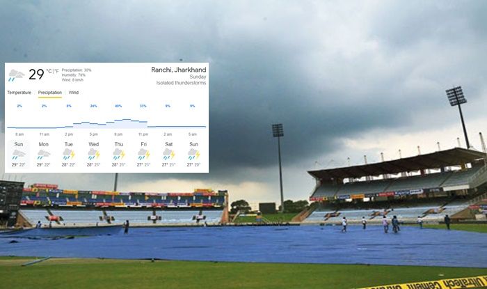 Ranchi Weather Forecast & Prediction, Ind vs SA 2nd ODI: Rain Likely to ...