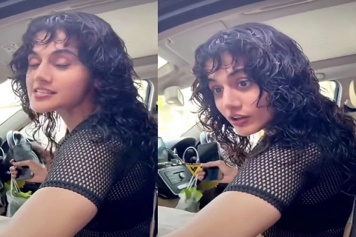 Taapsee Pannu Video : फोटोग्राफर्सवर पुन्हा भडकली तापसी पन्नू, सोशल ...
