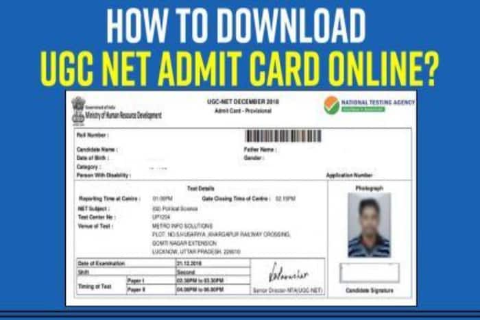UGC NET Admit Card 2022 For October 14 Exam Out at ugcnet.nta.nic.in ...