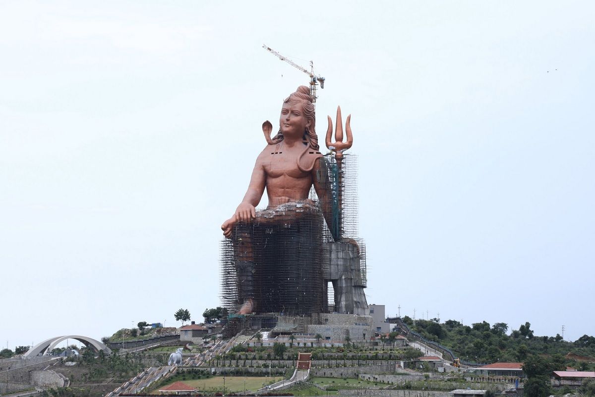 Vishwas Swaroopam Shiva Statue: दुनिया की सबसे ऊंची शिव प्रतिमा का ...