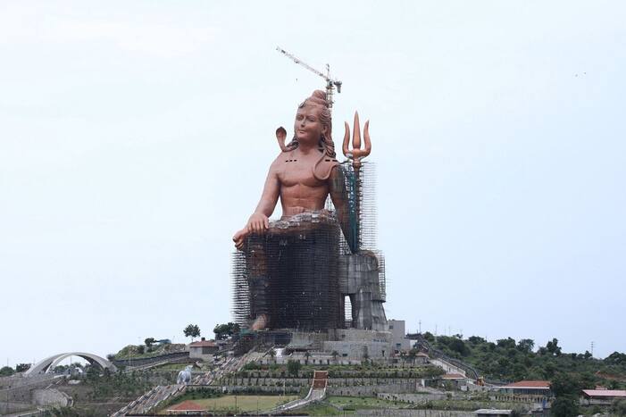 Vishwas Swaroopam Shiva Statue: दुनिया की सबसे ऊंची शिव प्रतिमा का ...