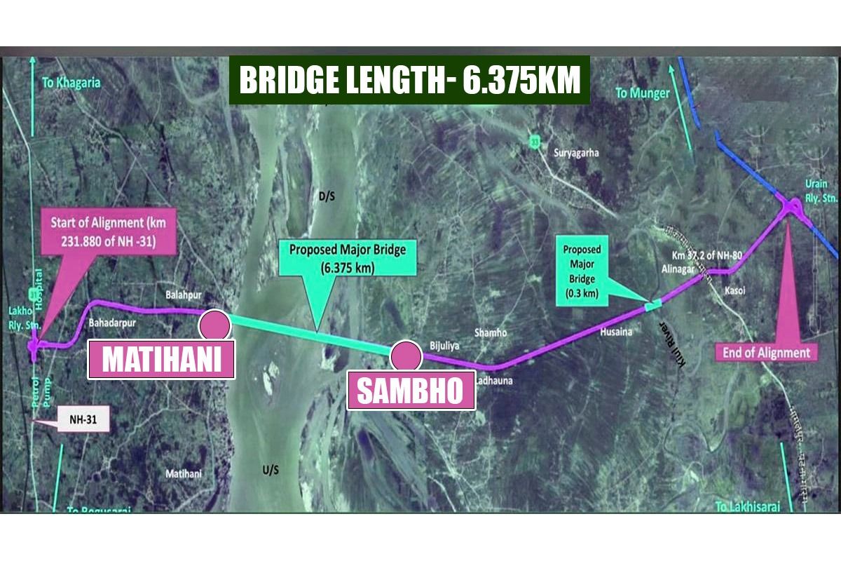 Matihani Sambho Bridge In Begusarai To Reduce Travel Time Between North ...