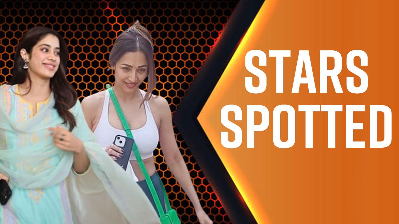 Video: Jahnvi Kapoor Gives Beautiful Vibe In Simple Suit, Malaika Arora ...