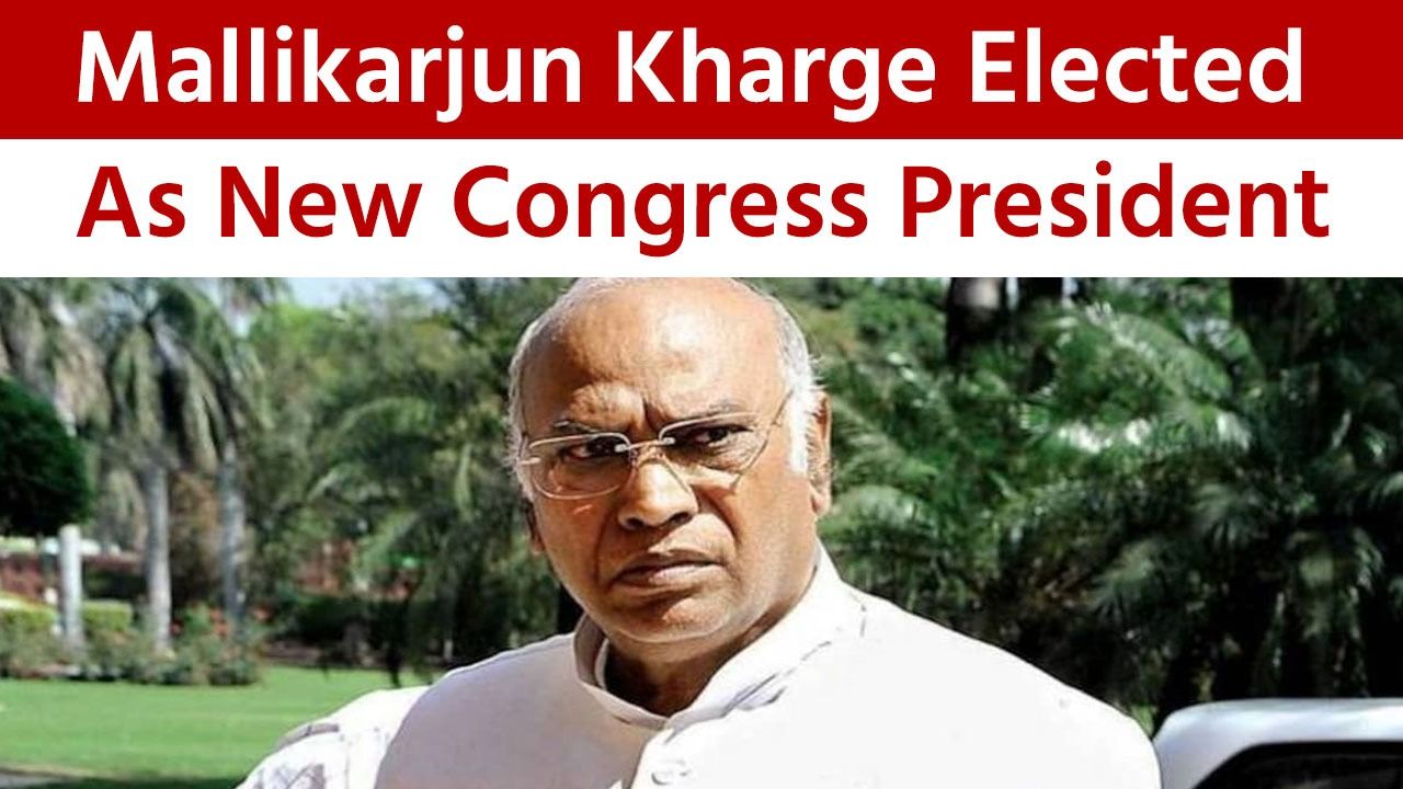 Congress President Election: Mallikarjun Kharge Elected As New Congress President, Shashi ...