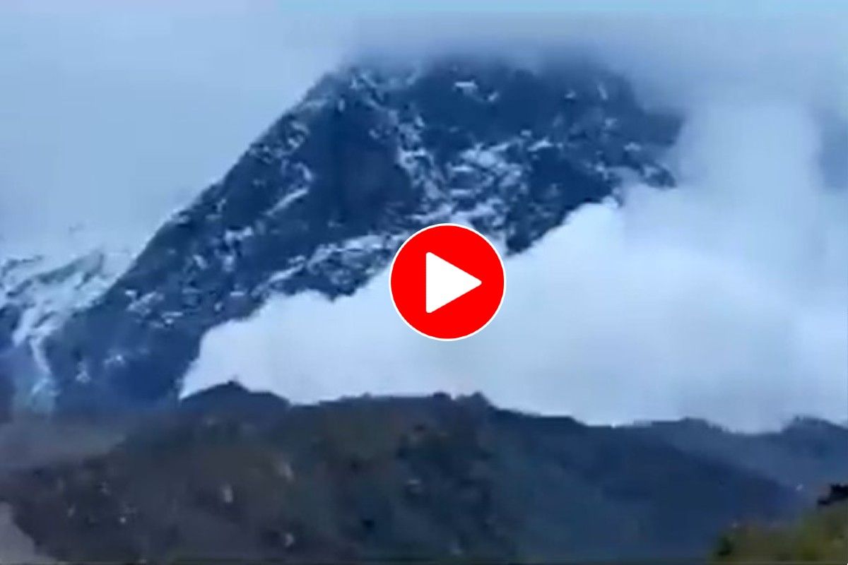 Viral Video: Huge Avalanche Occurs Near Kedarnath Temple in Uttarakhand ... Viral Video: Huge Avalanche Occurs Near Kedarnath Temple in Uttarakhand ...