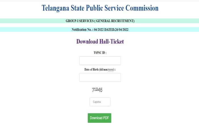 TSPSC Group 1 Hall Ticket 2022 Out at tspsc.gov.in; Check Direct Link ...