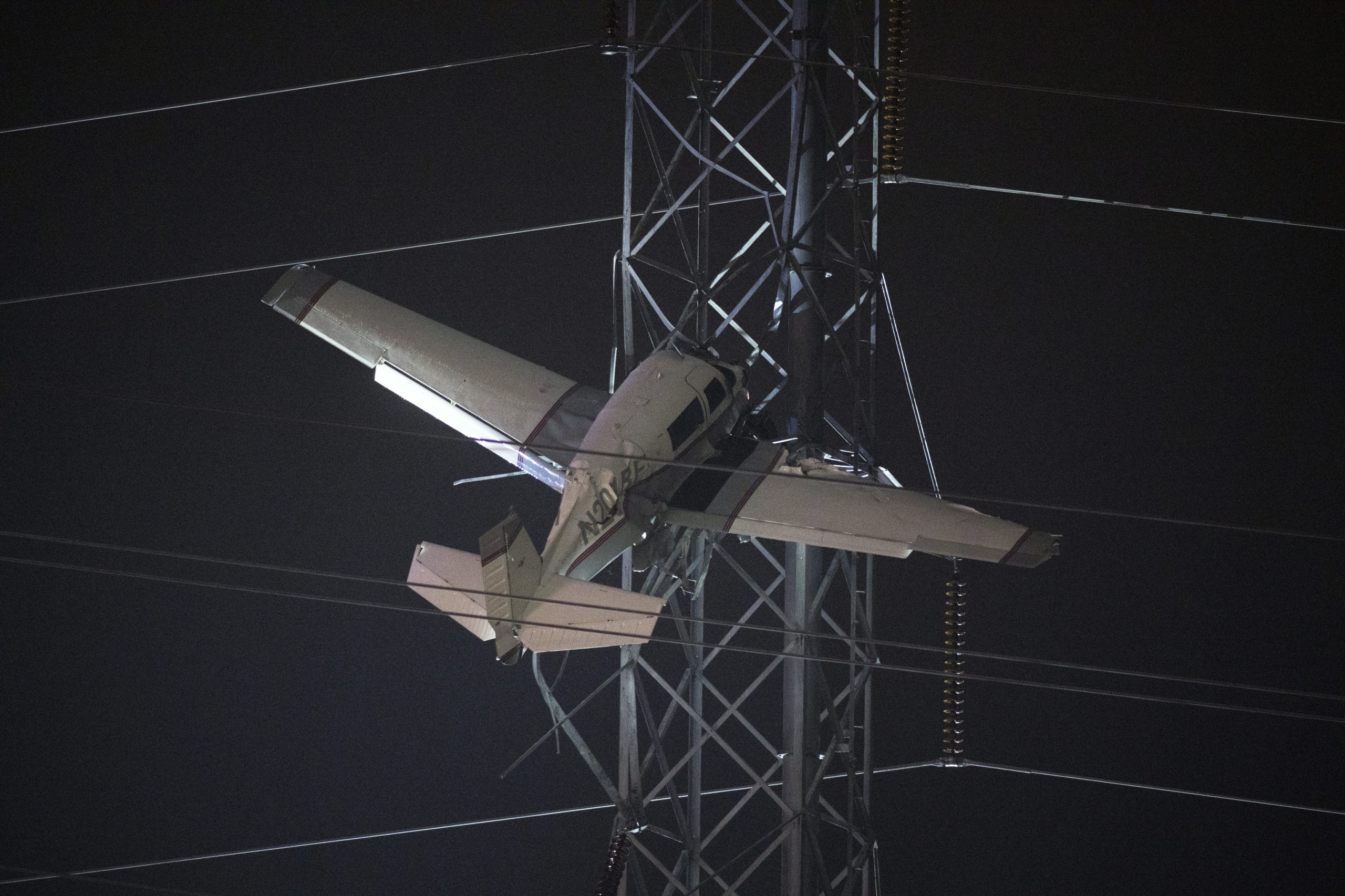 Plane Crashes Into Power Lines in Montgomery County, Cuts Off ...