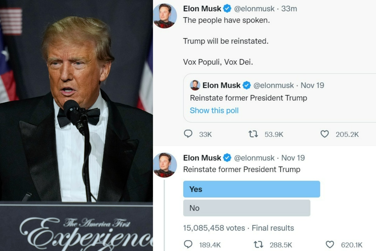 Former US President Donald Trump's Twitter Account Restored After 22 Months
