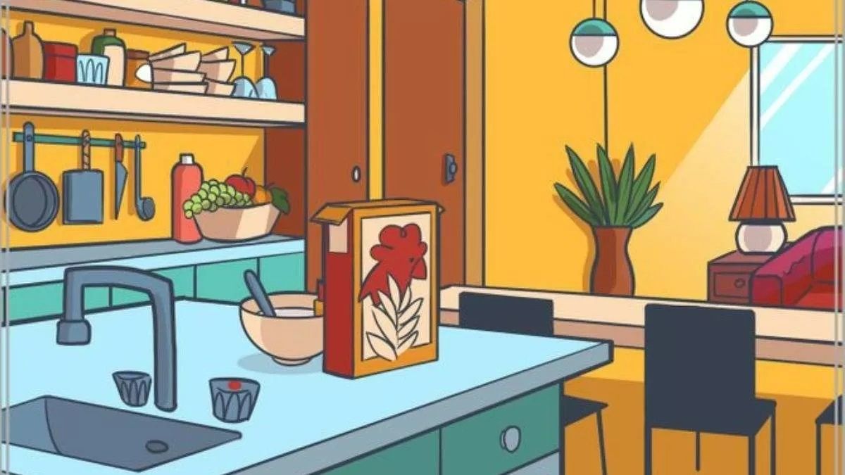 Optical Illusion: Only 1pc People Can Find The Lipstick In This Kitchen ...