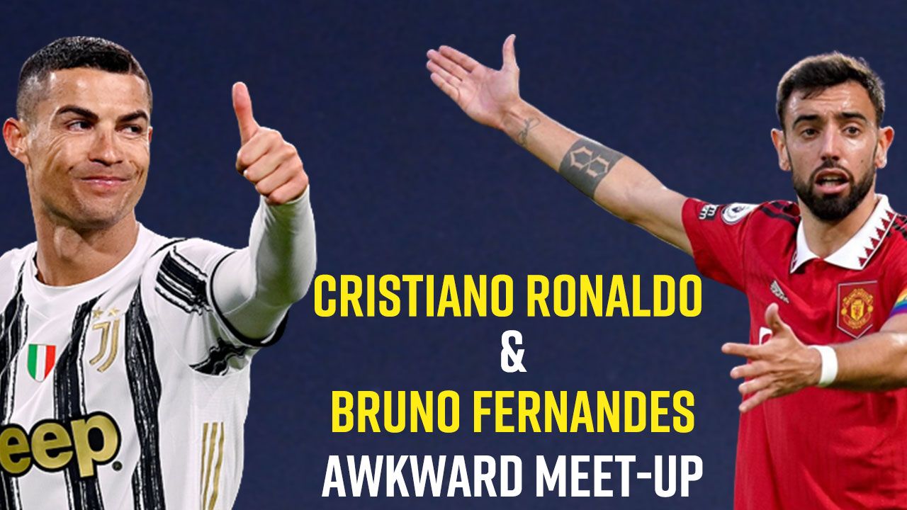 Viral: Cristiano Ronaldo And Bruno Fernandes Awkward Meet-Up In ...