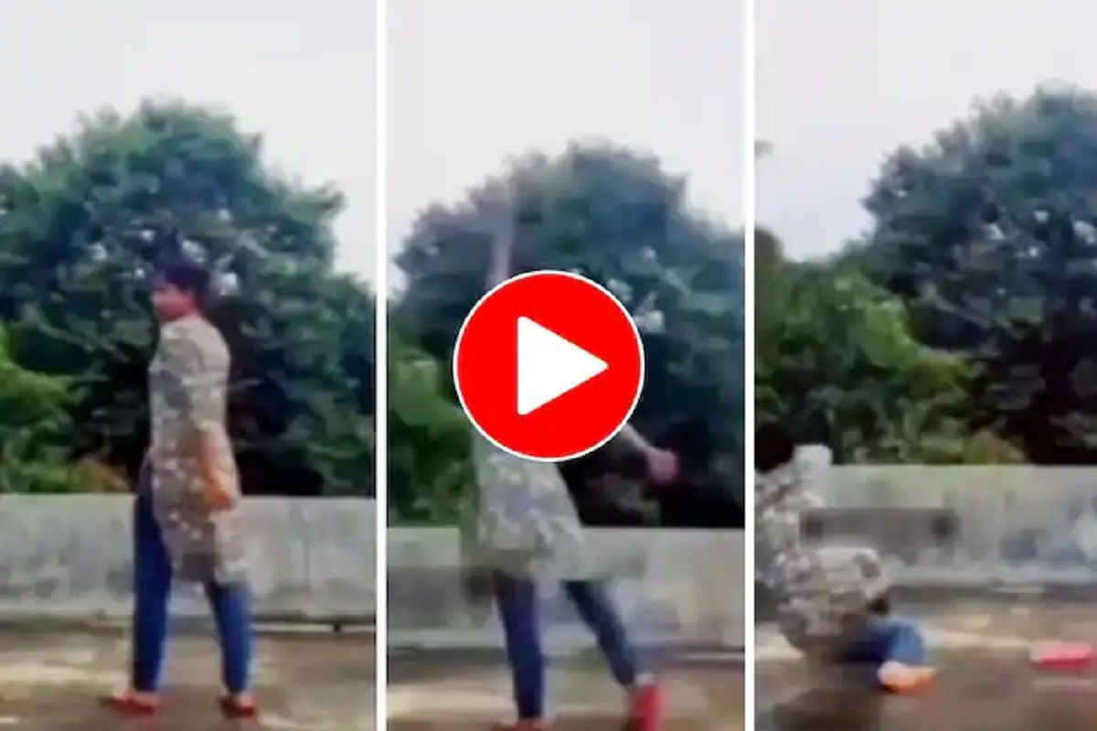 Viral Video: Girl Goes To Terrace To Record Dance Reel, Then This Funny ...