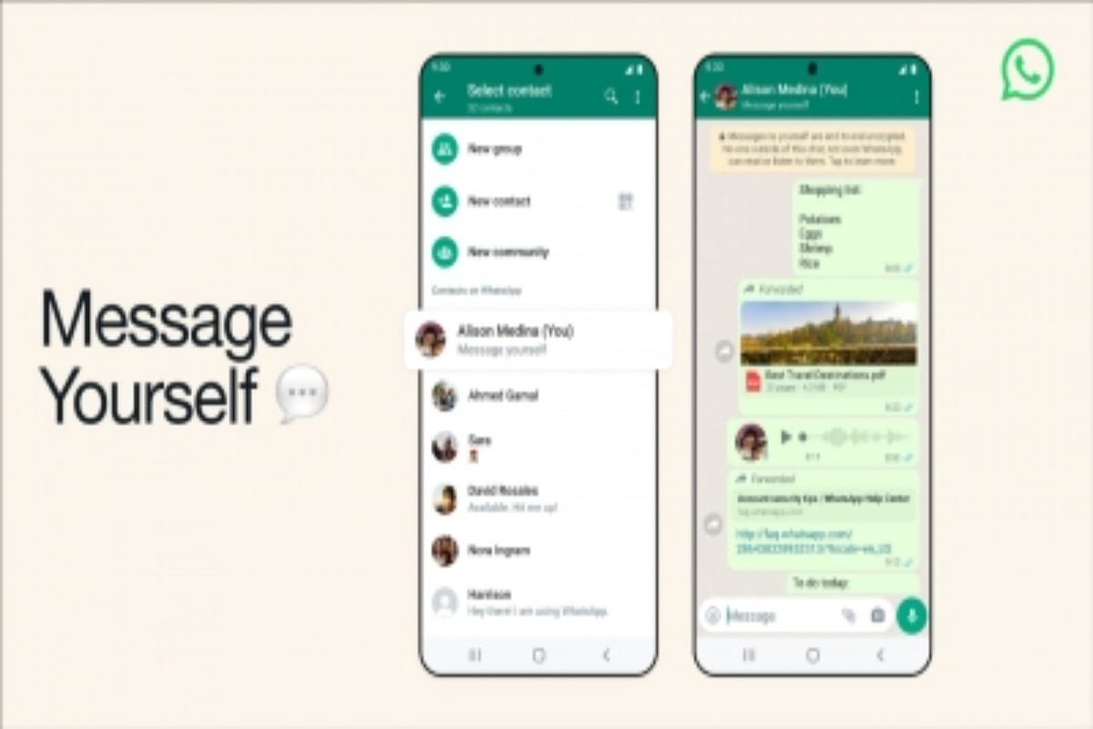 WhatsApp to Launch 'Message Yourself' Feature in India. Know How to Use It