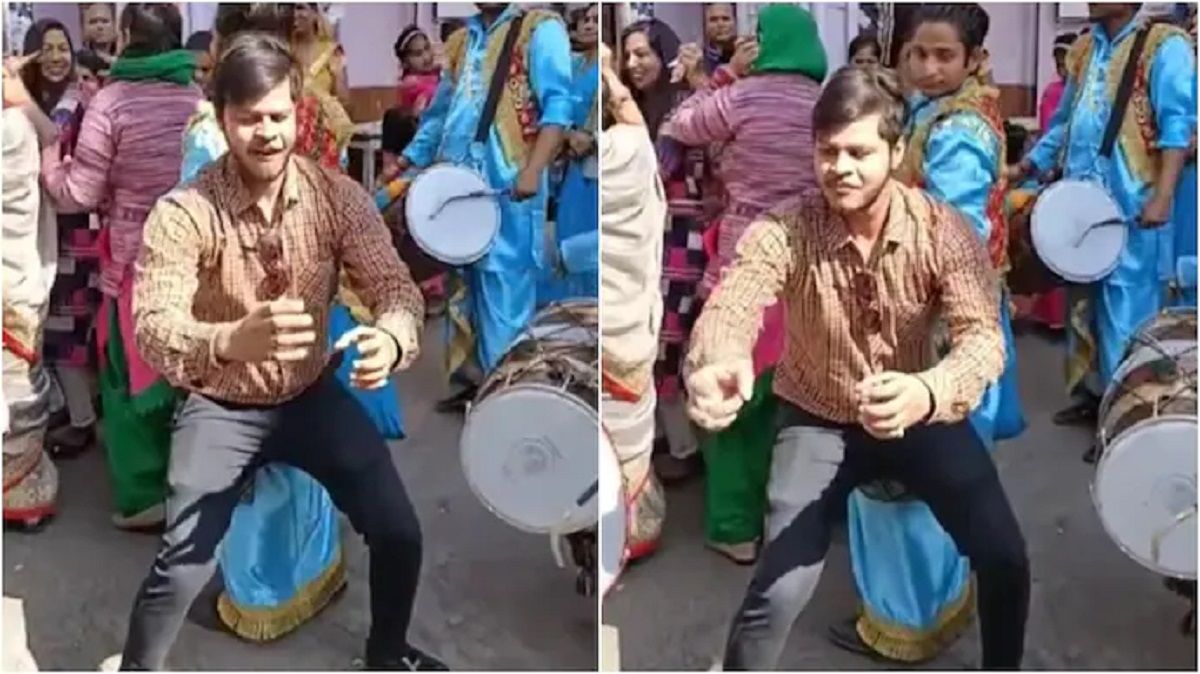 Viral Video: Man Makes Imaginary Drink While Dancing in Baarat ...
