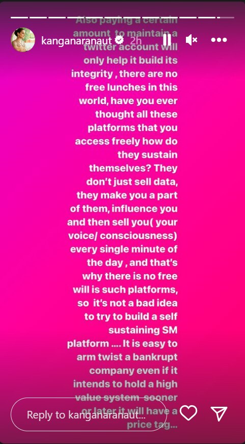 Kangana Ranaut Calls Twitter The Best Social Media Platform Says Its ...