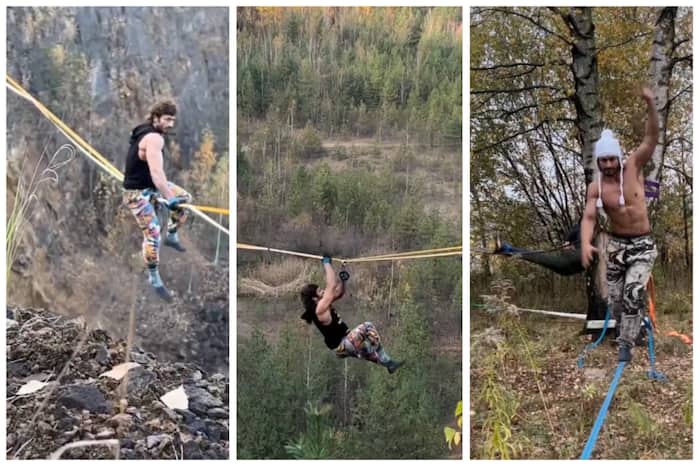 Vidyut Jammwal Performs Breathtaking Highline Aerial-Action Stunt Watch