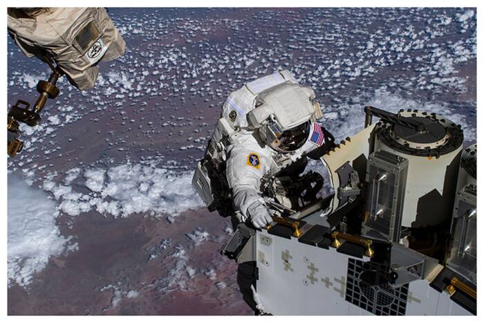 NASA Deploys 4th Roll Out Solar Array On Spacewalk Outside ISS