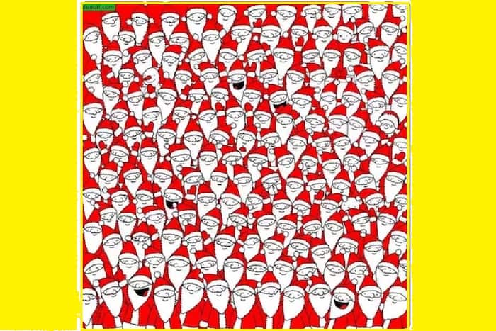 Optical Illusion Find 7 Items Hidden Among These 100 Odd Santas