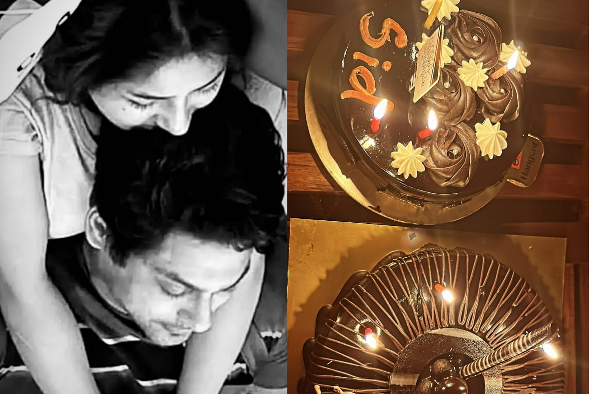 Shehnaaz Gill Cuts Cake on Sidharth Shukla 42nd Birth Anniversary ... Shehnaaz Gill Cuts Cake on Sidharth Shukla 42nd Birth Anniversary ...