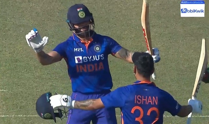Virat Kohli Celebrating Ishan Kishan's Record Double Century During Ind-Ban 3rd ODI is ...