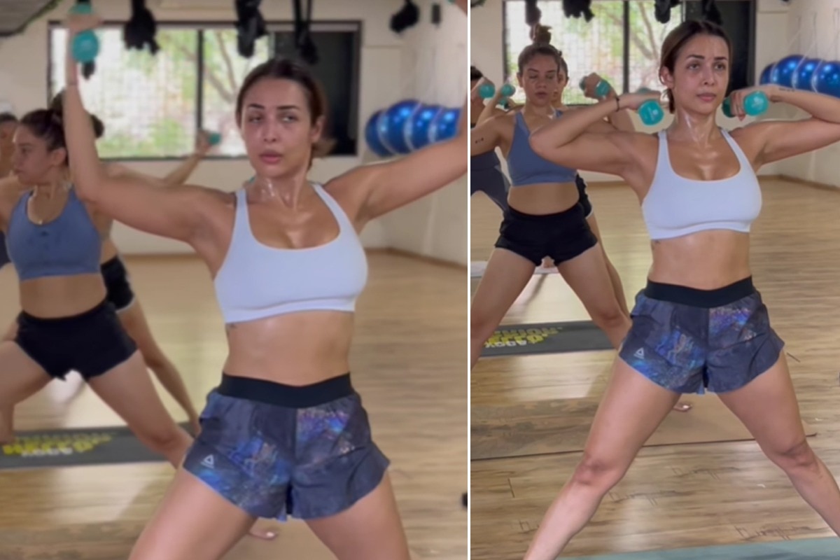 Malaika Arora's Core Workout Session With Dumbbells is Here To Give You Some Midweek Motivation ...