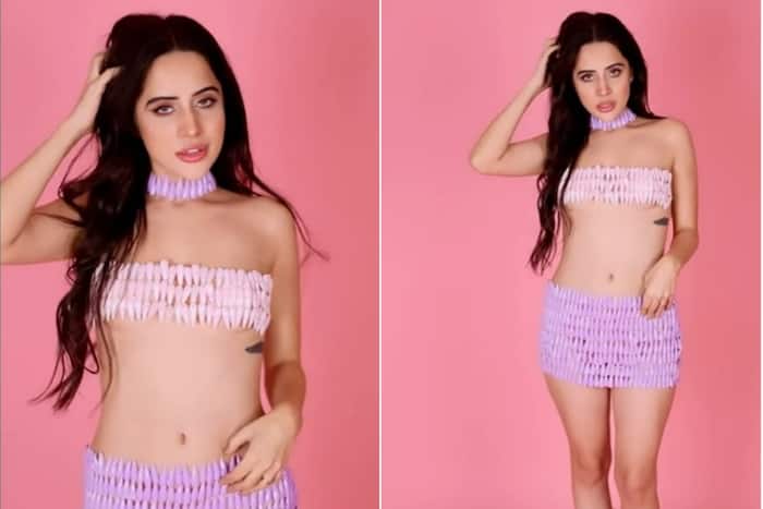 Urfi Javed Drops Bold Video Clip In See Through Risque Outfit Watch Viral Video
